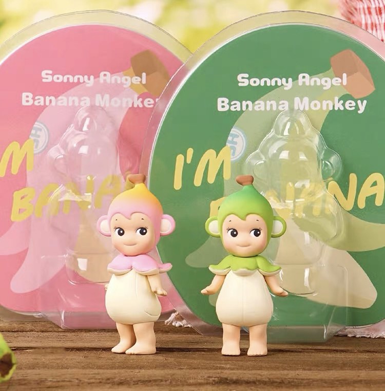 New Sonny Angel Anime Fiugre Banana Monkey Series Model, 40% OFF