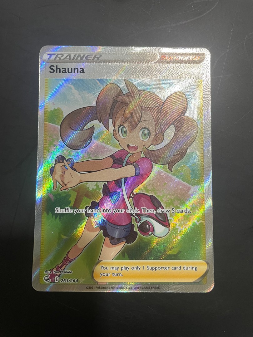Pokemon - Shauna - 263/264 - Fusion Strike, Hobbies & Toys, Toys ...