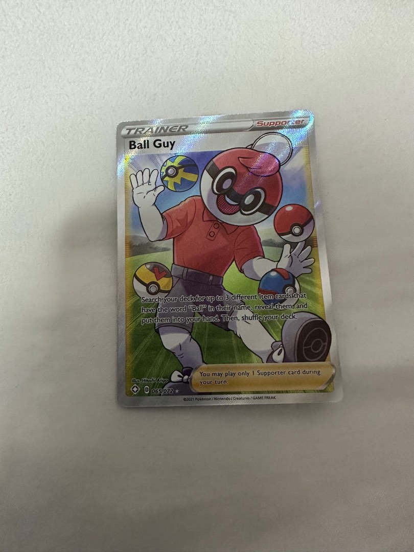 Pokemon Ball Guy Trainer card, Hobbies & Toys, Memorabilia ...