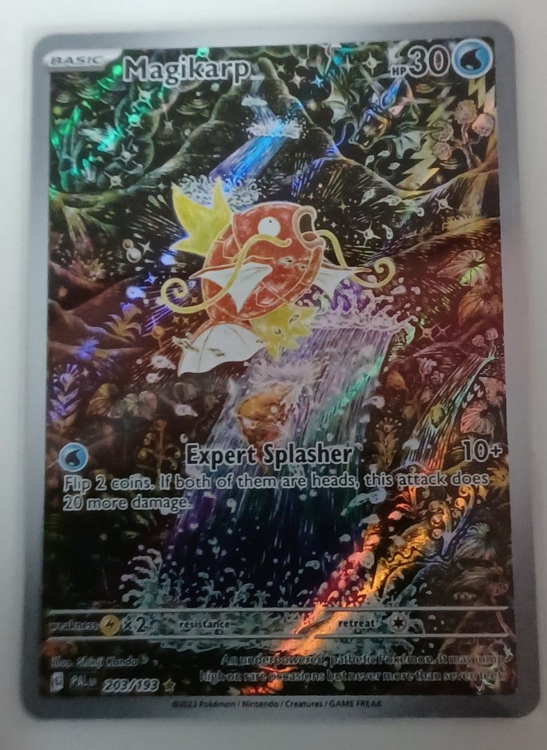 Pokemon TCG Magikarp 203/193 IR, Hobbies & Toys, Toys & Games on Carousell