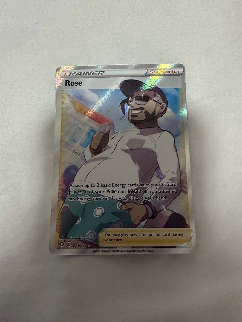Pokemon Rose Trainer Card, Hobbies & Toys, Memorabilia & Collectibles ...