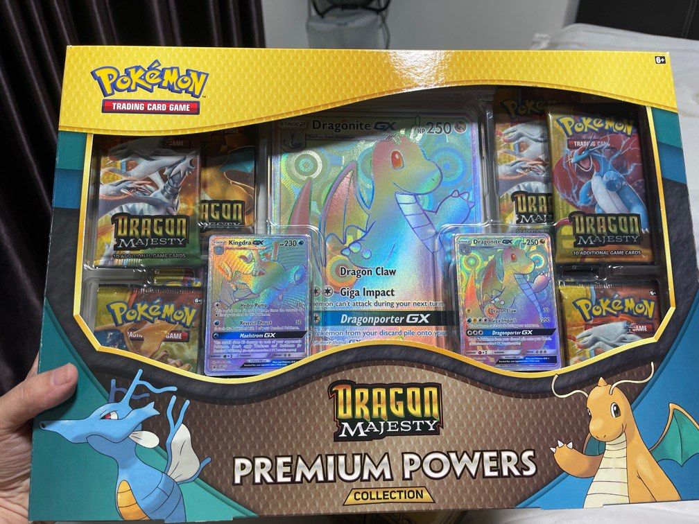 Pokemon TCG dragon majesty collection boxes sealed dragonite kingdra unova white kyurem ...