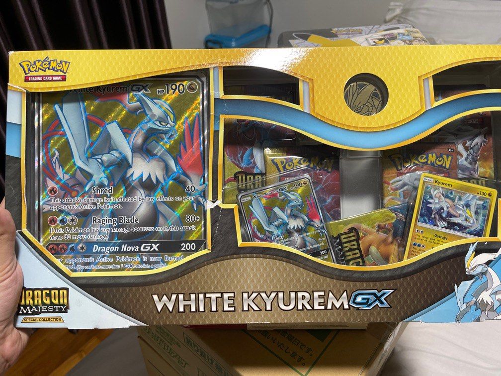 Pokemon TCG dragon majesty collection boxes sealed dragonite kingdra unova white kyurem ...