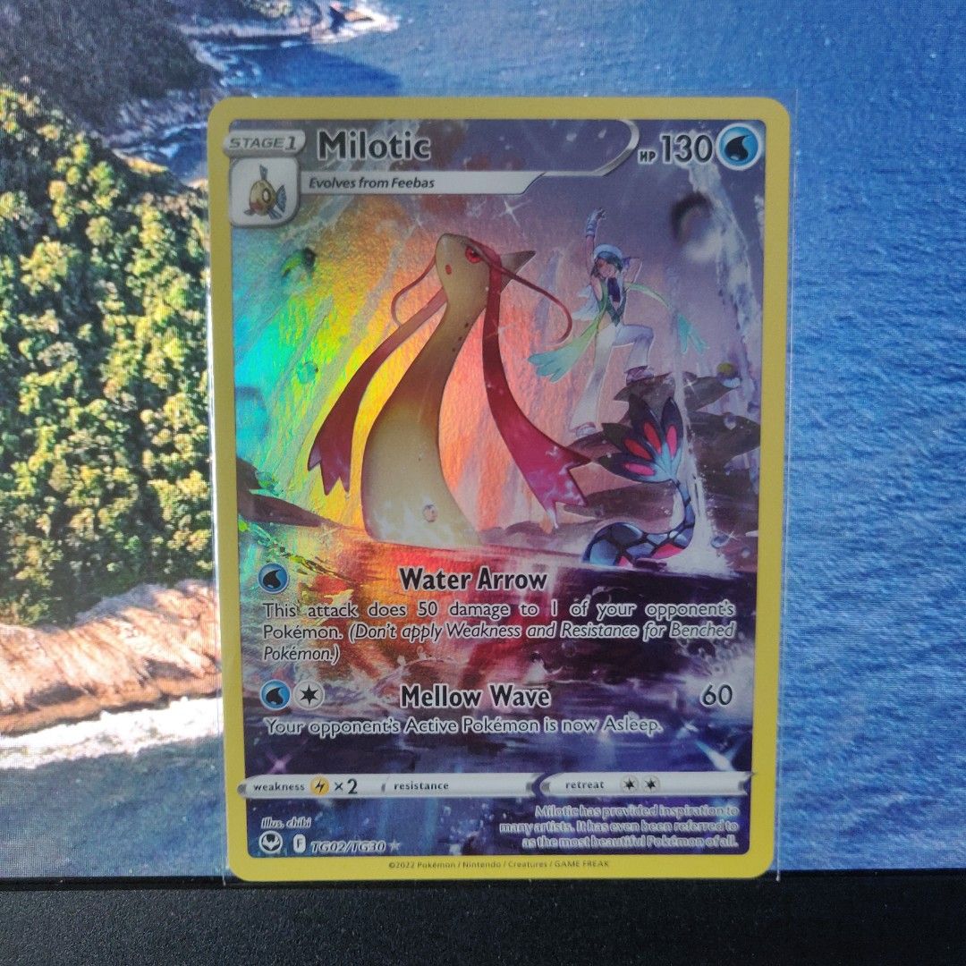 Pokemon TCG Milotic | Silver Tempest, Hobbies & Toys, Toys & Games on Carousell