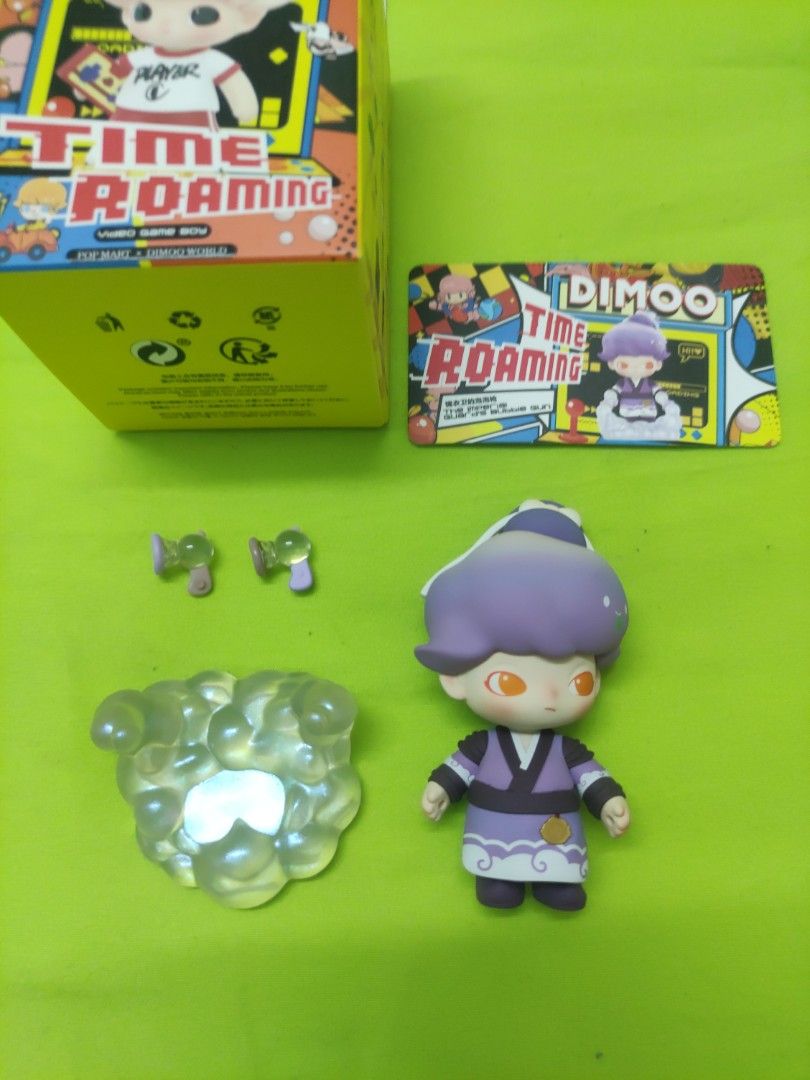 Pop mart Dimmo Time Roaming The imperial Guard Bubble Gun, Hobbies ...