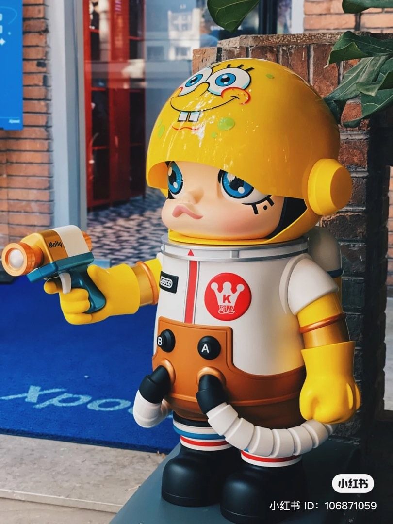 Popmart Mega Space Molly SpongeBob 1000% on Carousell