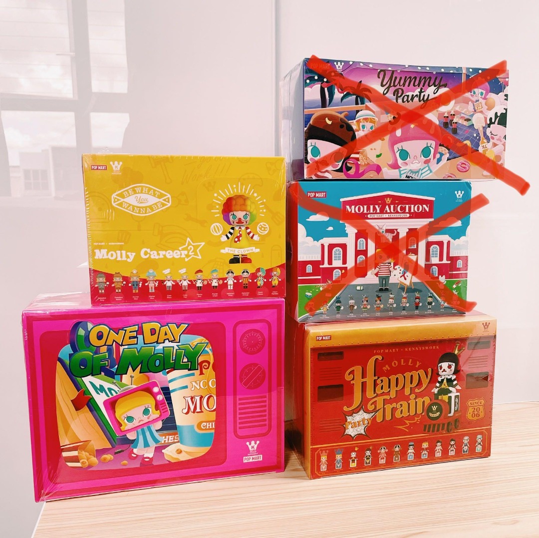 Popmart Molly Blind Box - Full box, Hobbies & Toys, Toys & Games on ...