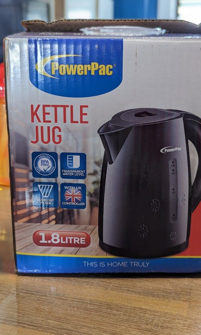 PowerPac 1.8L Kettle Jug with UK Controller (PPJ2010), TV & Home ...