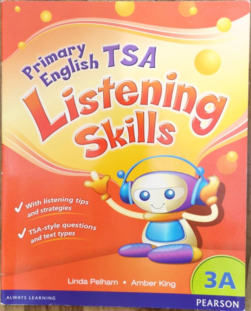 Primary English TSA Listening Skills 3A, 興趣及遊戲, 書本 & 文具, 教科書 - Carousell