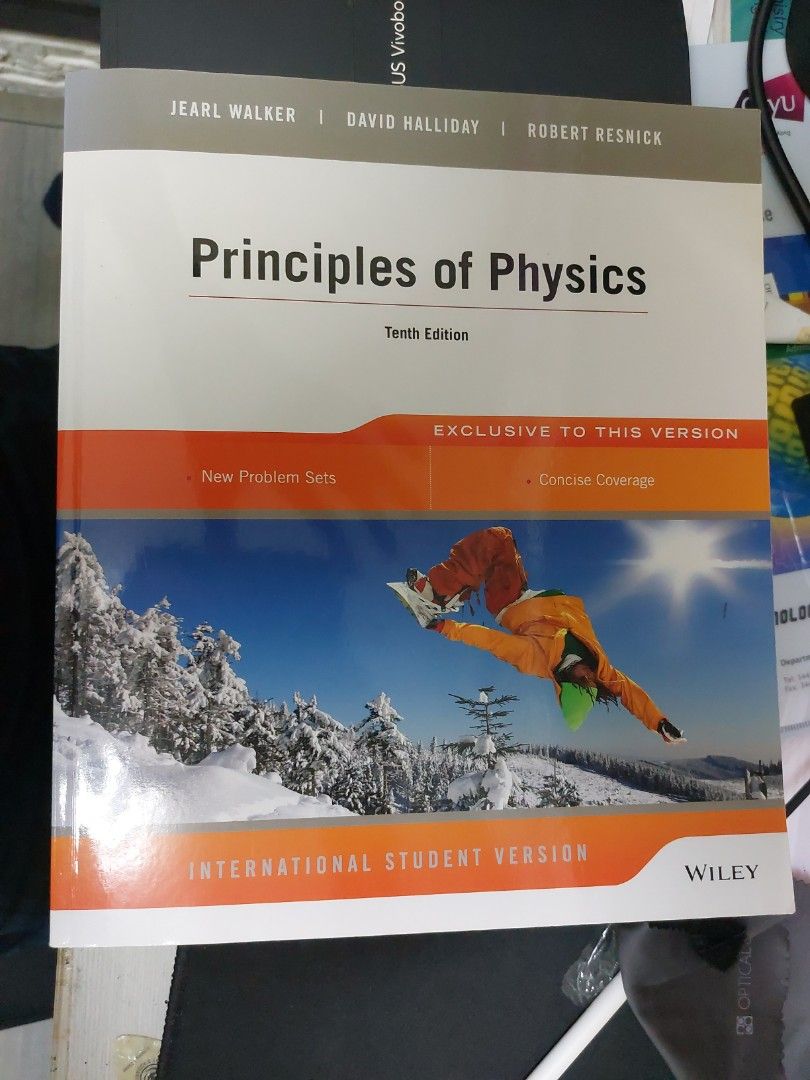Principles of Physics 10th Ed. - Walker, Halliday & Resnick, 興趣及遊戲, 書本 & 文具, 教科書 - Carousell