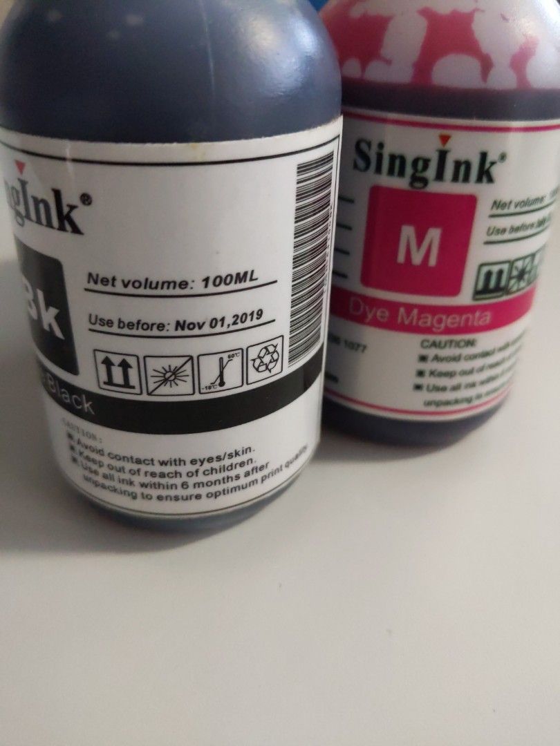 Printer ink expired for HP black and colours, Computers & Tech ...