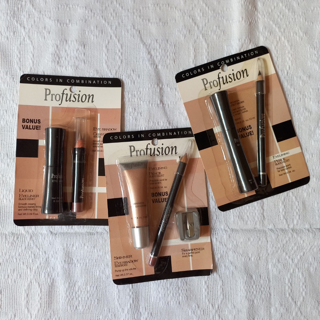 [TAKE ALL] PROFUSION Eye shadow, Eye liner, Mascara on Carousell