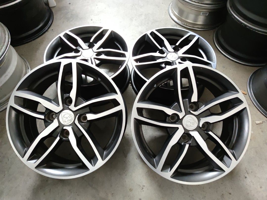 Proton Saga Original rims 15", Auto Accessories on Carousell