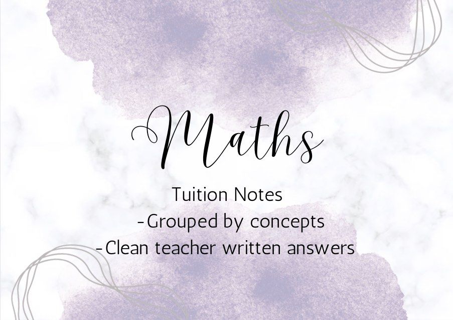 [PSLE] Maths Tuition Notes, Hobbies & Toys, Books & Magazines ...