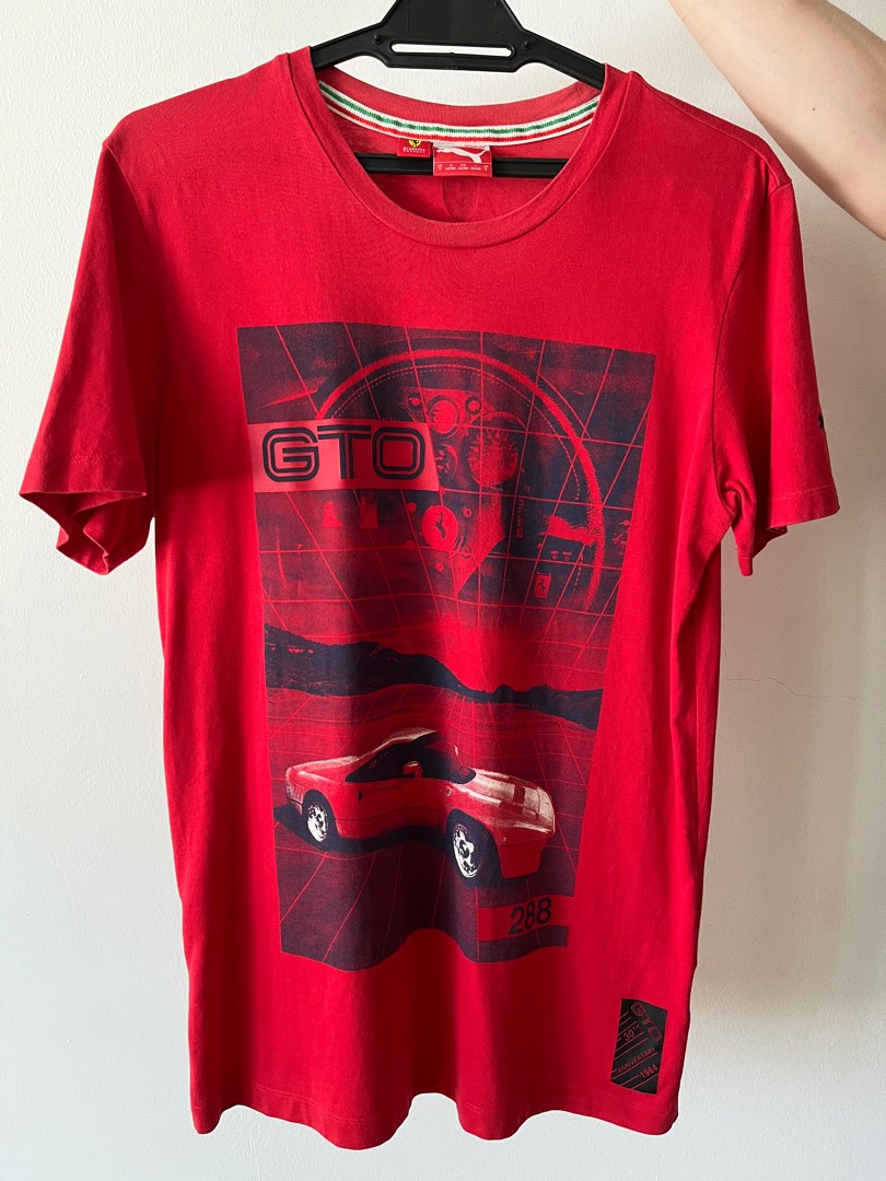 Puma Ferrari GTO 30th anniversary t shirt, Men's Fashion, Tops & Sets ...
