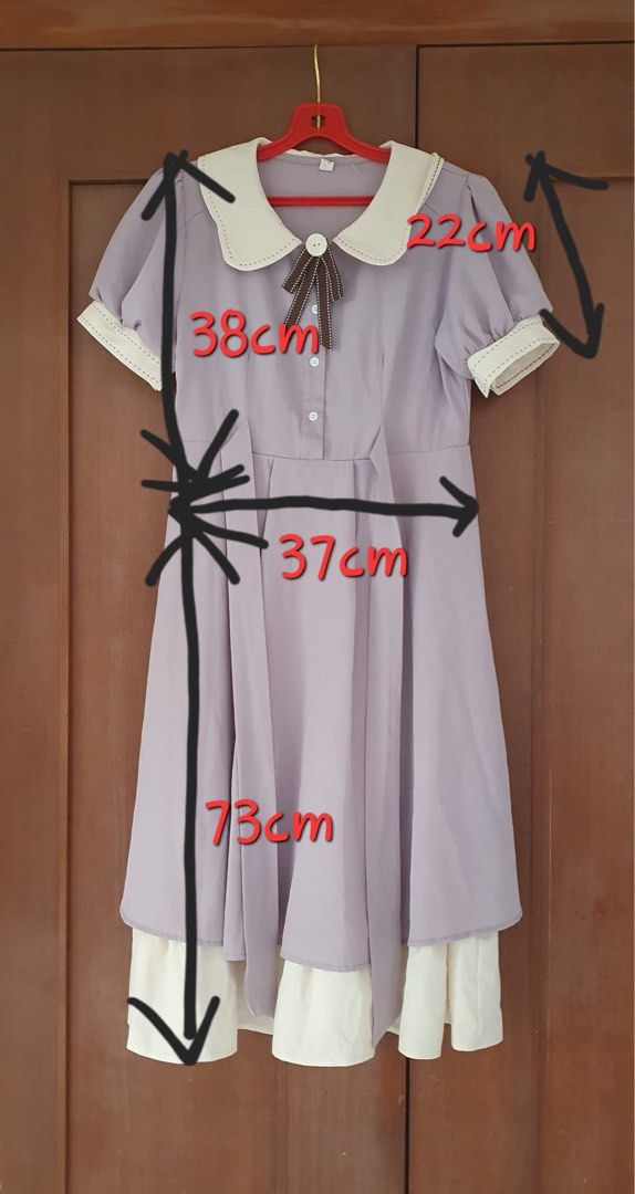 purple cottage core dress, Women's Fashion, Dresses & Sets, Dresses on ...