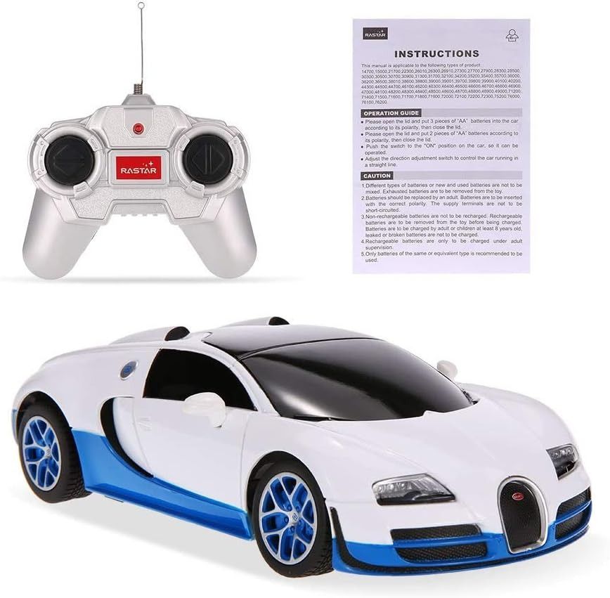 Rastar R/C 1:18 Bugatti Veyron Grand Sport Vitesse (Assorted colors ...