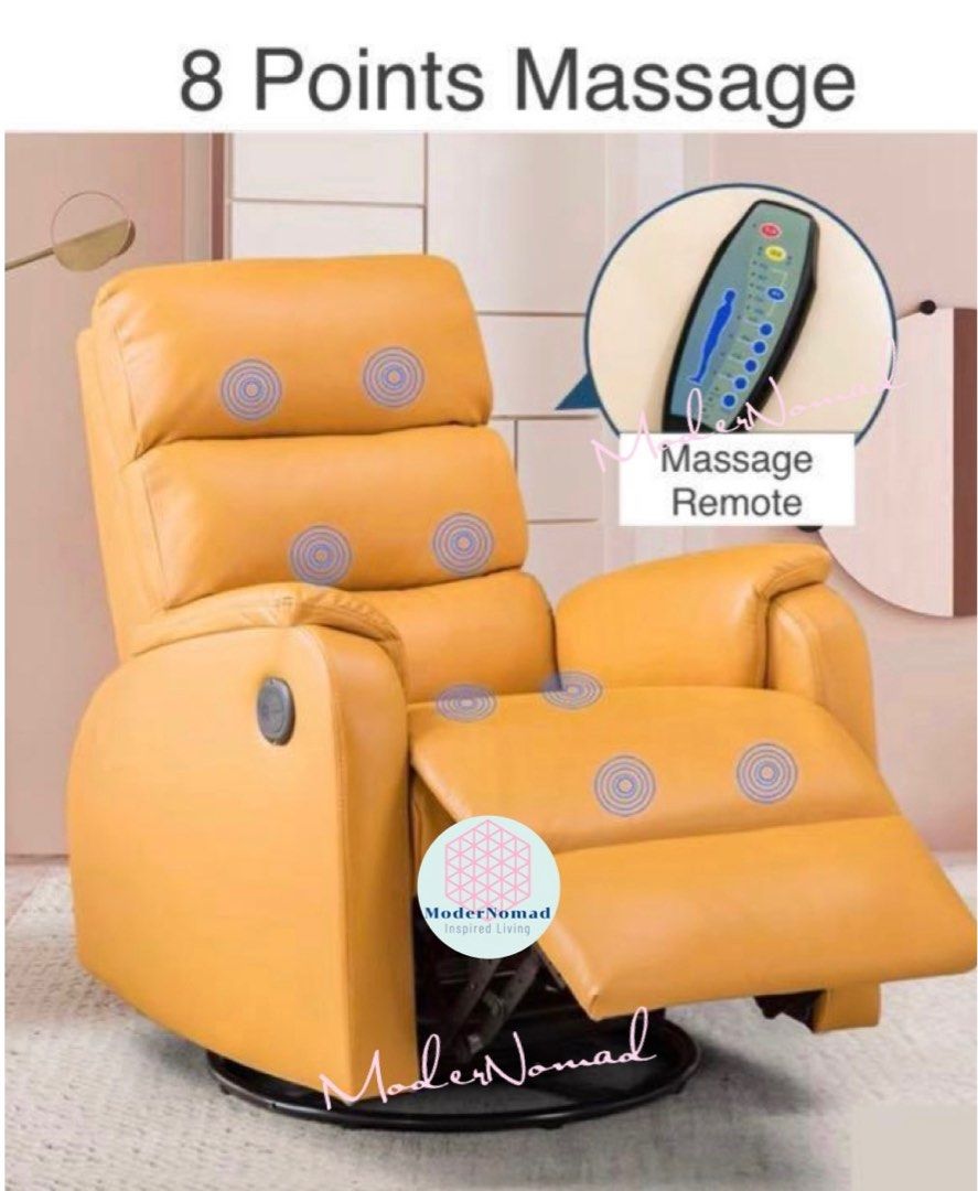 Recliner Massaging Armchair Massager Rocking Swivel Retractable ...