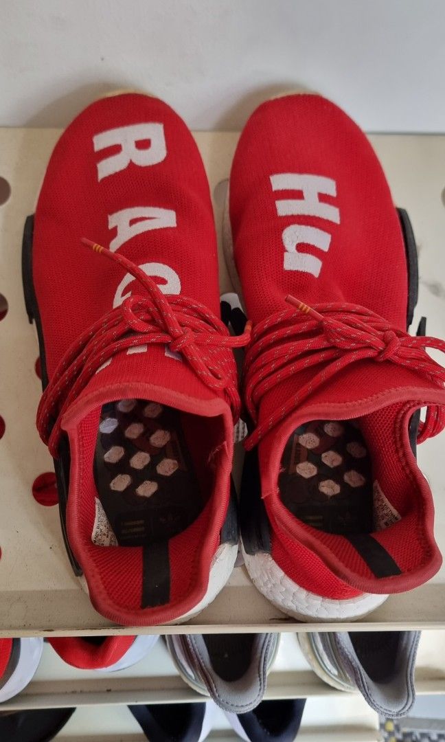 Red Human Race Adidas, Men's Fashion, Footwear, Sneakers on Carousell
