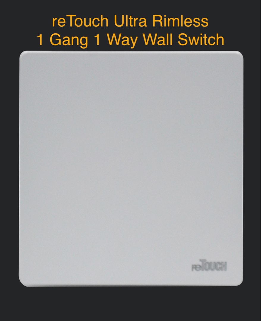 reTouch Rimless Switch and Socket - Minimalist frameless design ...