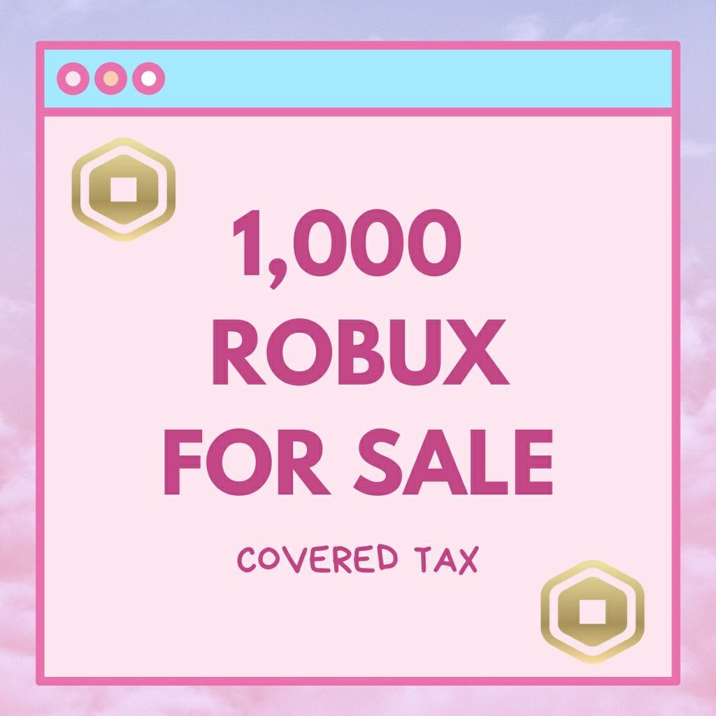 Robux, Video Gaming, Gaming Accessories, In-Game Products on Carousell