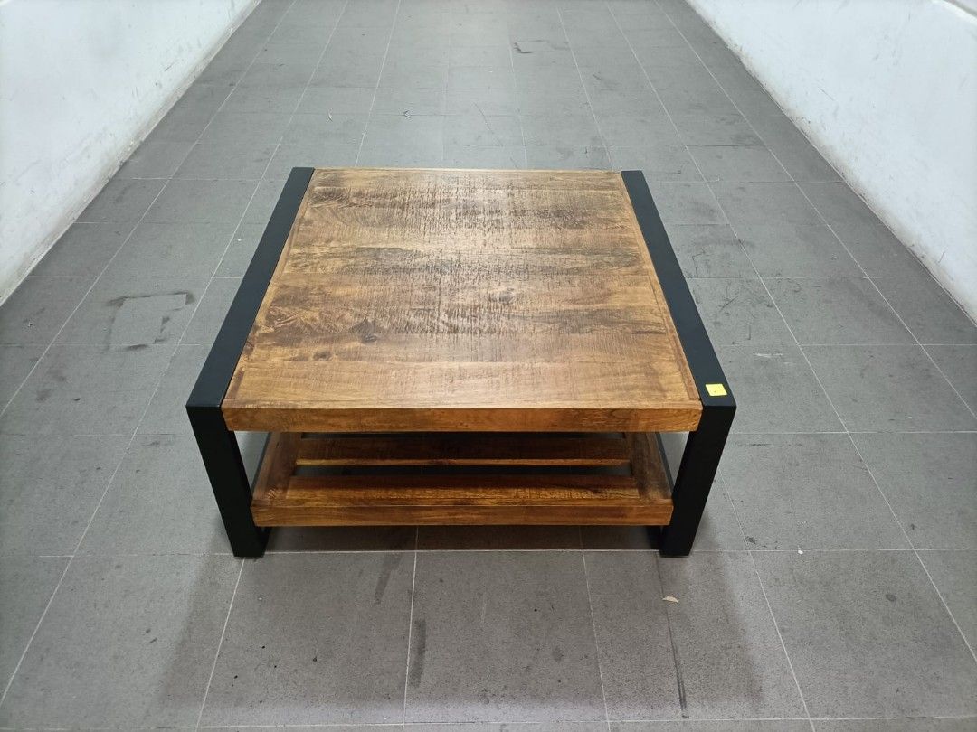 ROKU INDUSTRI Series Solid Wood Coffee Table, Furniture & Home Living ...
