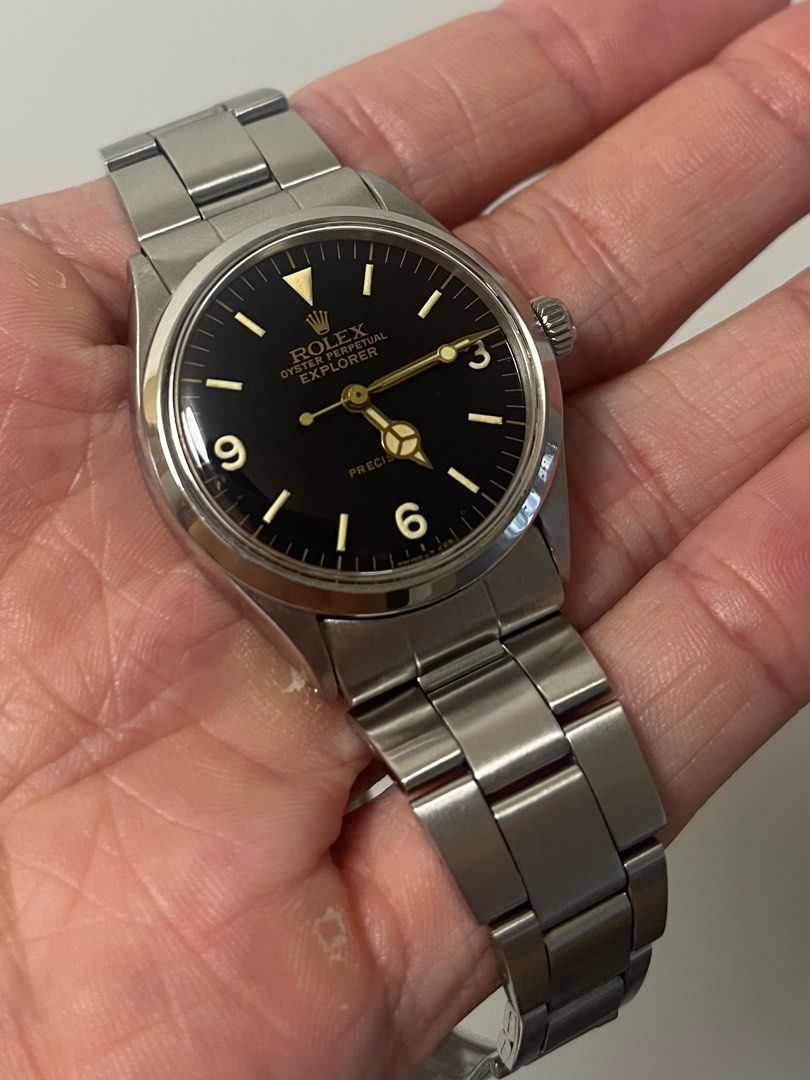 Rolex 5500 Explorer 34mm 369 vintage T25 T-25, 名牌, 手錶 - Carousell