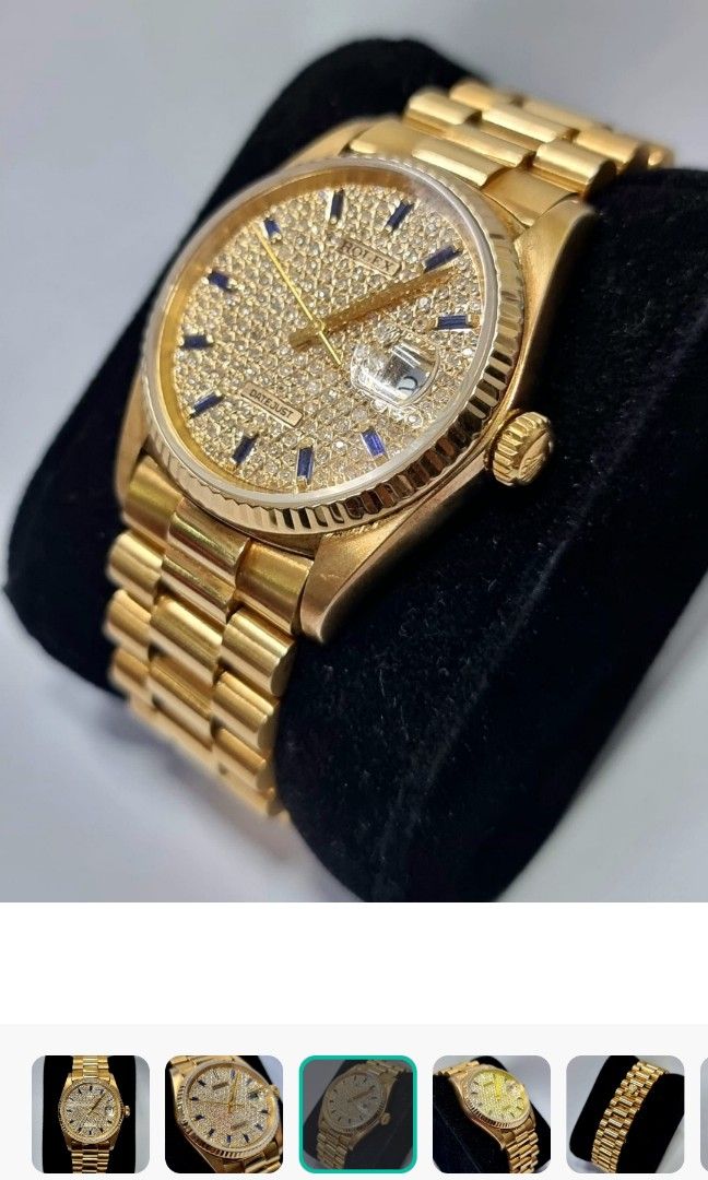 Rolex Fully Custom Made, Men's Fashion, Watches & Accessories, Watches ...