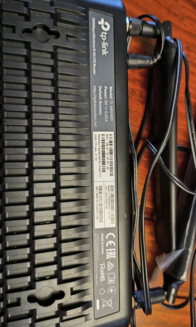 Router TP-Link TL-MR6400 4G card router, 電腦＆科技, 商務用科技產品 - Carousell