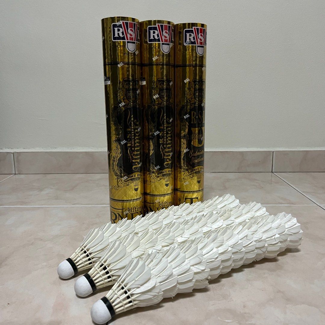 RSL Ultimate Badminton Shuttlecock Shuttle [Used], Sports Equipment ...