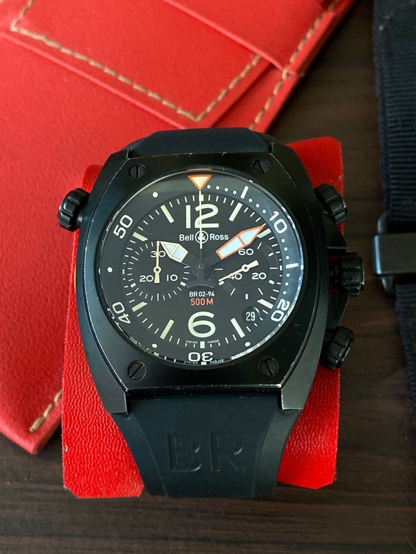 Rush Selling RARE Bell&Ross BR02-94 Chronograph, Men's Fashion, Watches ...