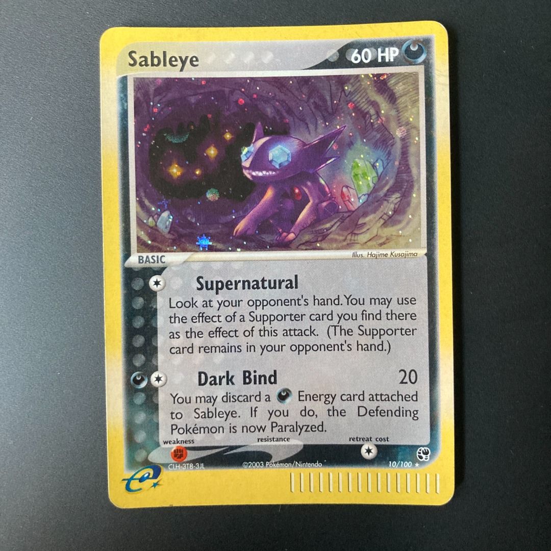 Sableye EX Sandstorm Rare Holo Pokemon Card 2003, Hobbies & Toys, Toys ...
