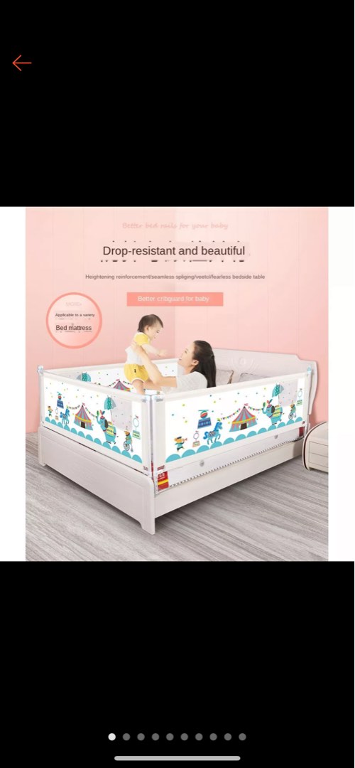 Safety bed gate for baby fit for queen size, Babies & Kids, Baby ...