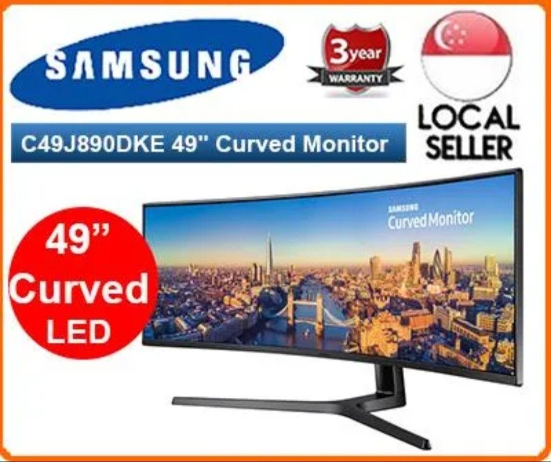 Samsung 49 Inch Monitor 3840x1080 144hz, Computers & Tech, Parts ...