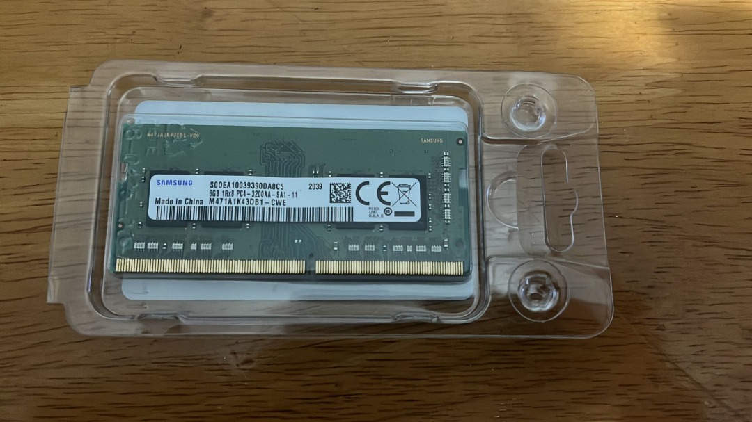 Samsung 三星 SO-DIMM DDR4-3200 8GB (單條) (M471A1K43DB1-CWE), 電腦＆科技, 電腦周邊及 ...