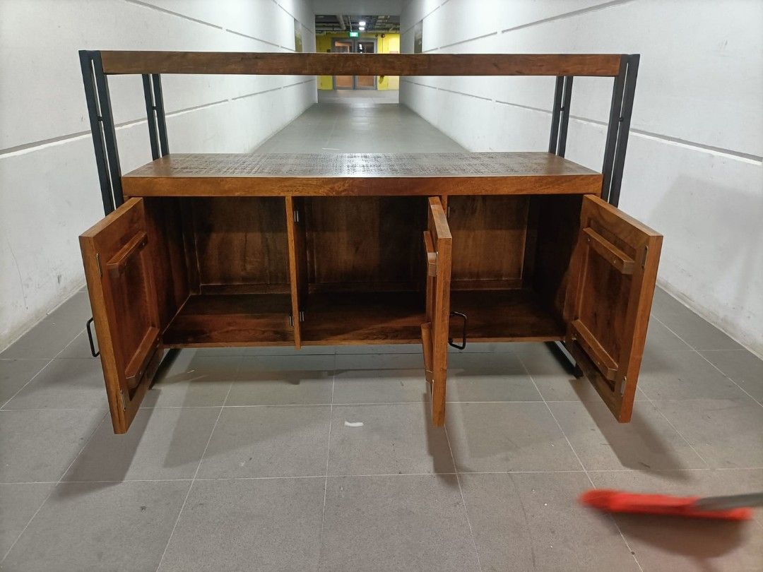 SAYEN INDUSTRI Series Solid Wood Sideboard, Furniture & Home Living ...