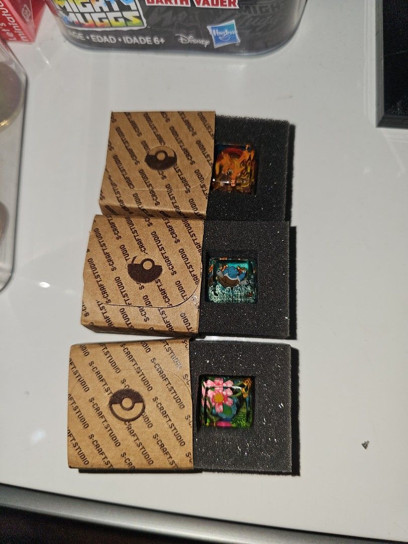 S-Craft Artisan Pokemon Keycaps - Charizard, Blastoise & Venusaur ...