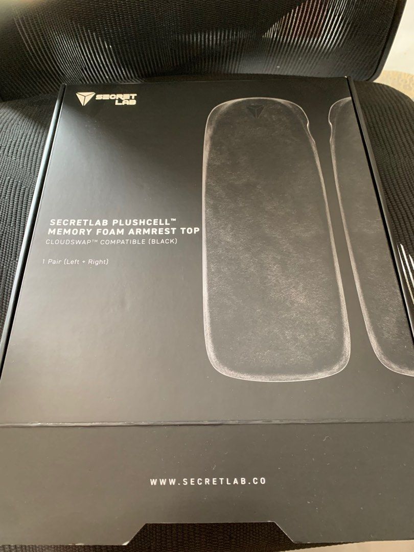 Secretlab memory foam arm rest, Furniture & Home Living, Furniture ...