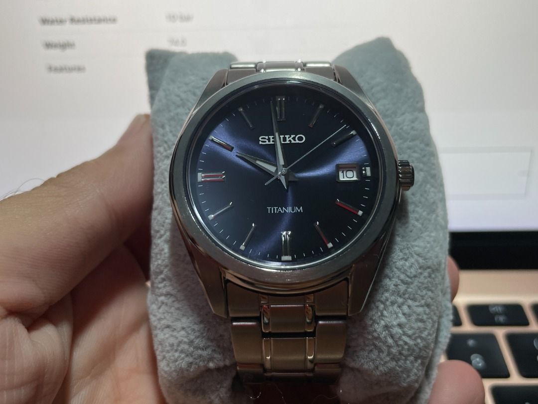 Seiko Titanium SUR371, Men's Fashion, Watches & Accessories, Watches on ...