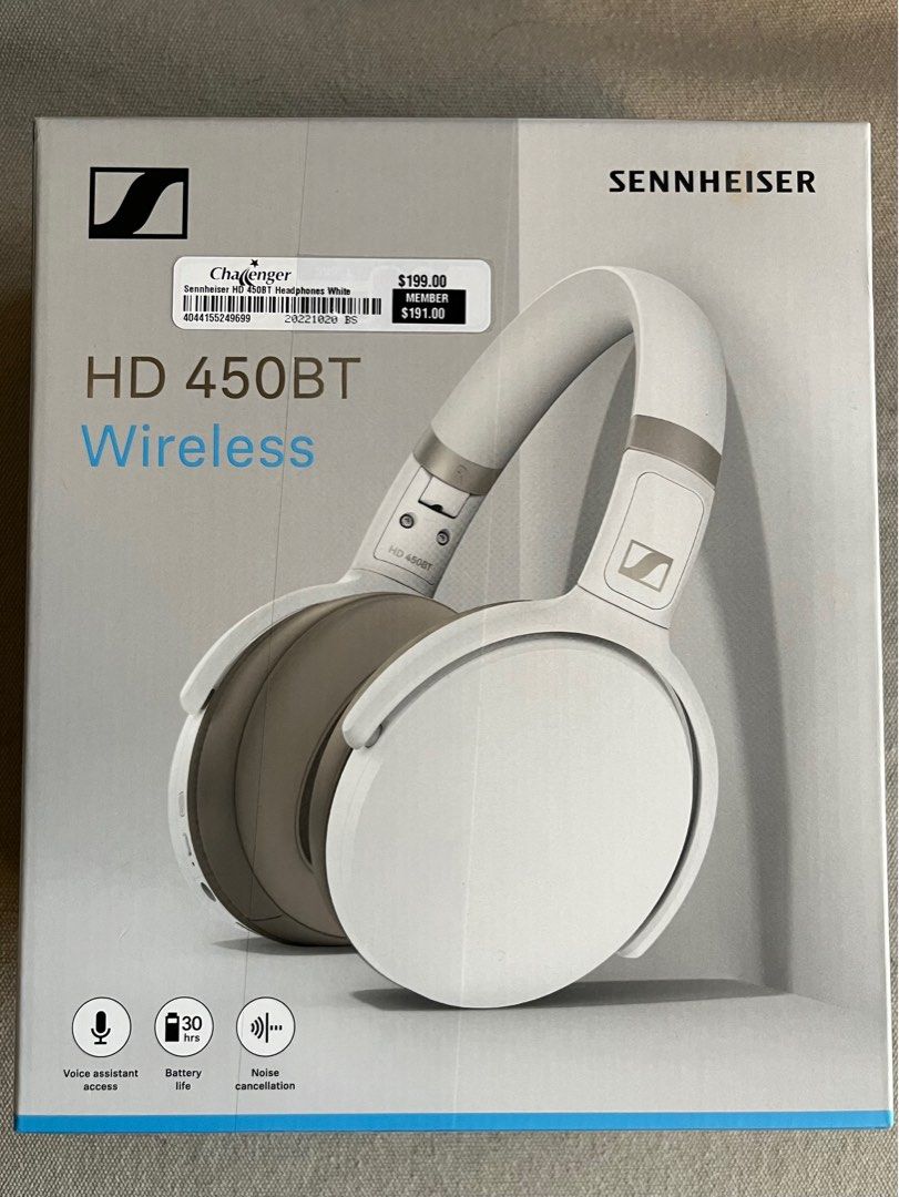 Sennheiser HD 450BT Wireless Headphones, Audio, Headphones & Headsets on Carousell