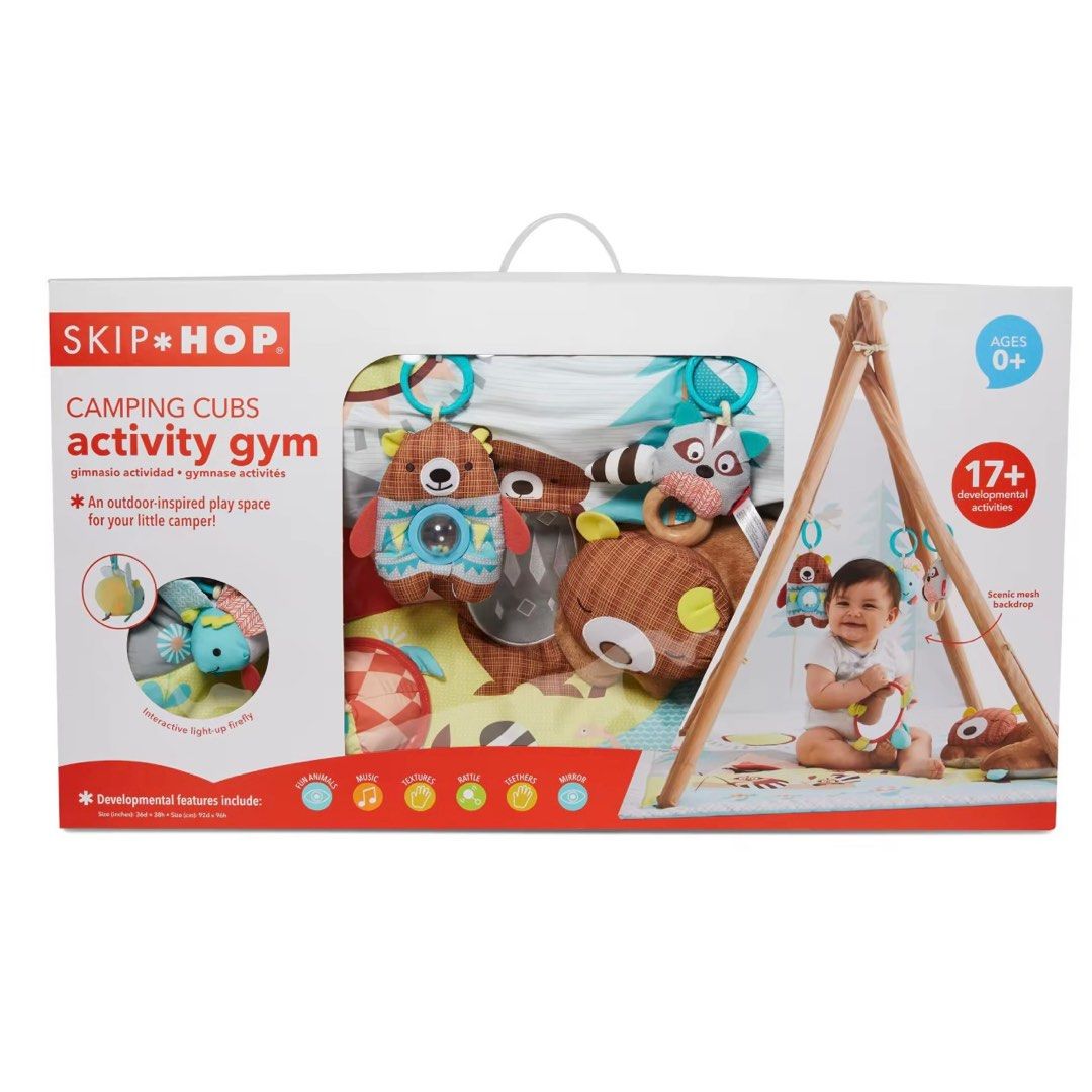 Skip Hop Camping Cub Baby Activity Gym | Newborn 3-6mos exploration 4 ...