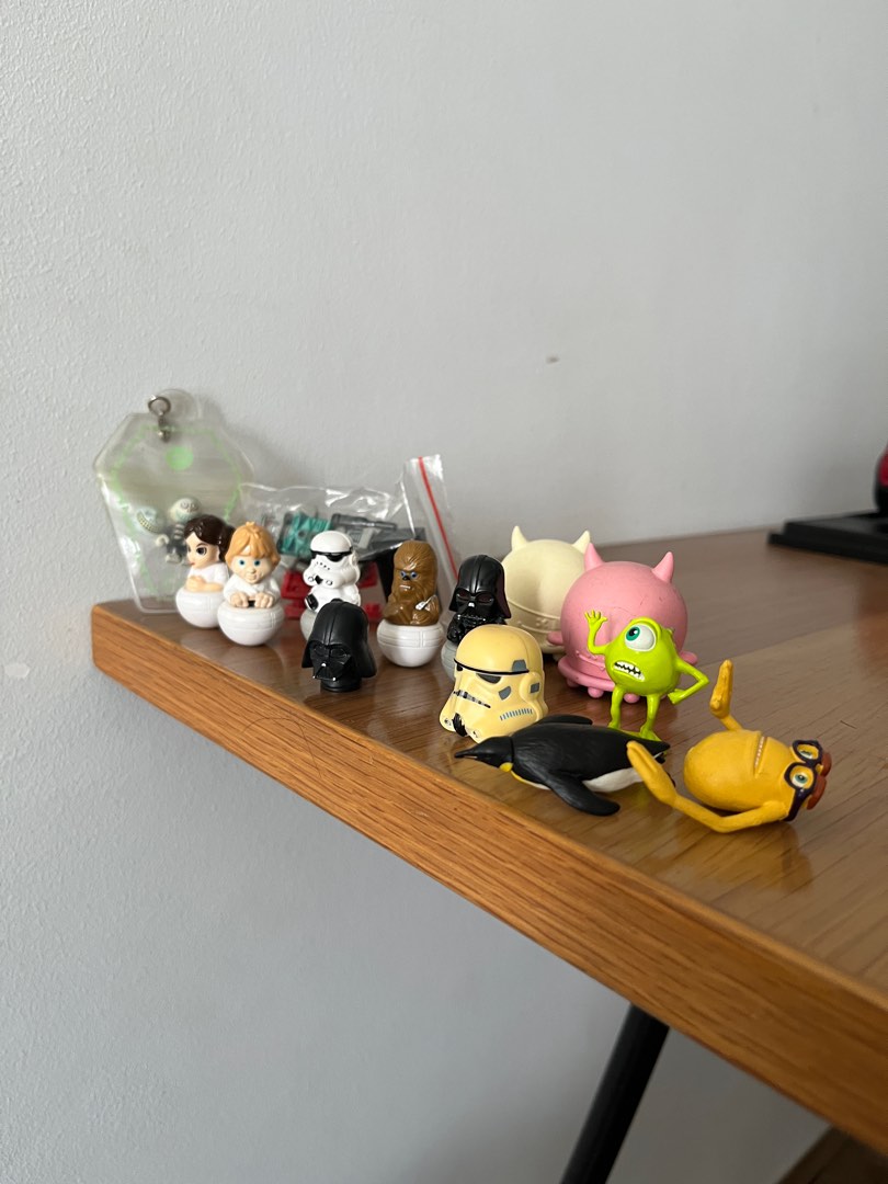 Small random toys star wars rollinz stormtrooper nbc monster inc ...