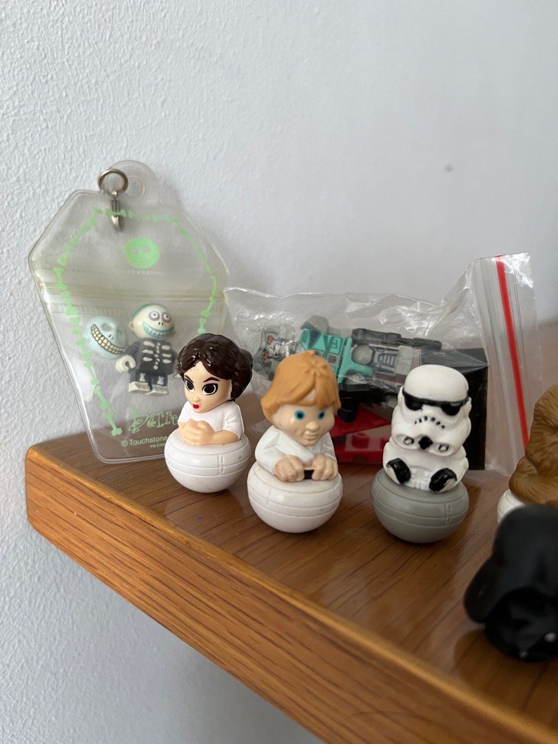 Small random toys star wars rollinz stormtrooper nbc monster inc ...