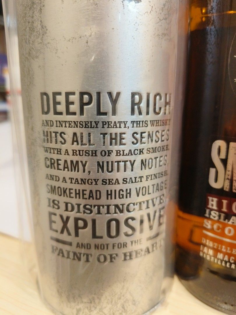 700ml 58% Alcohol Smokehead High Voltage High Voltage whisky Single ...