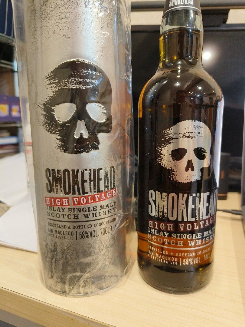 700ml 58% Alcohol Smokehead High Voltage High Voltage whisky Single ...