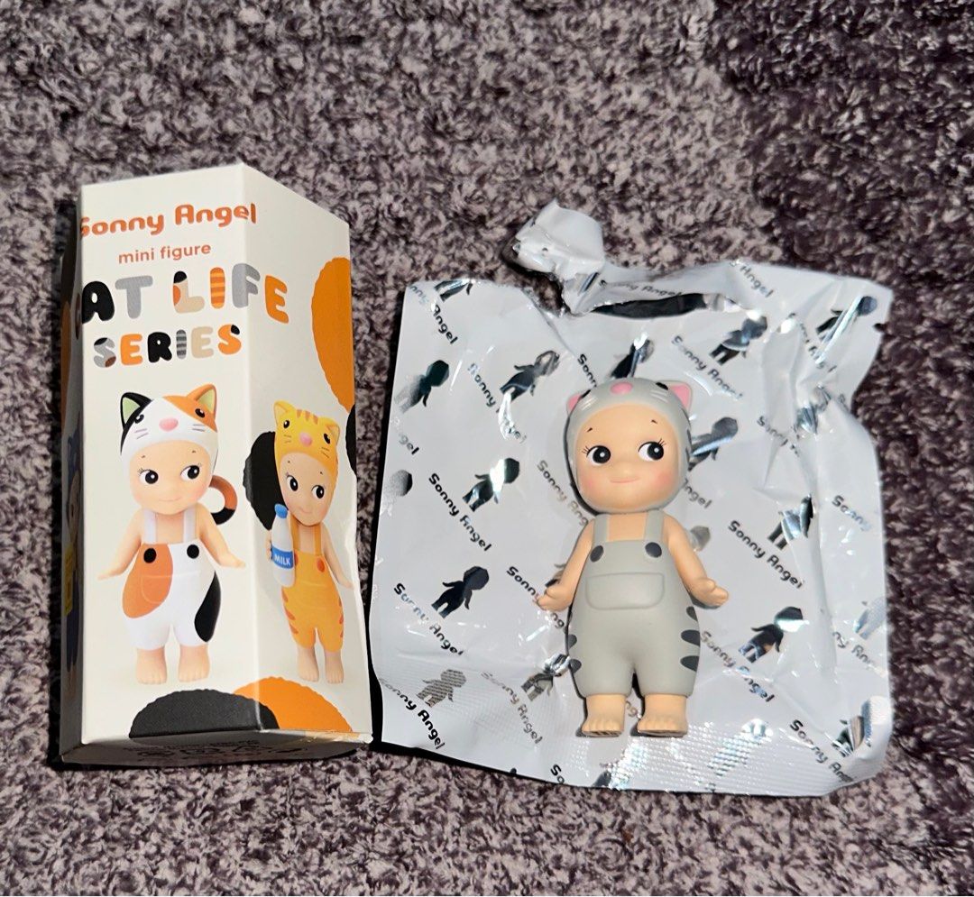 Sonny Angel Cat Life Series - Silver Tabby Cat on Carousell