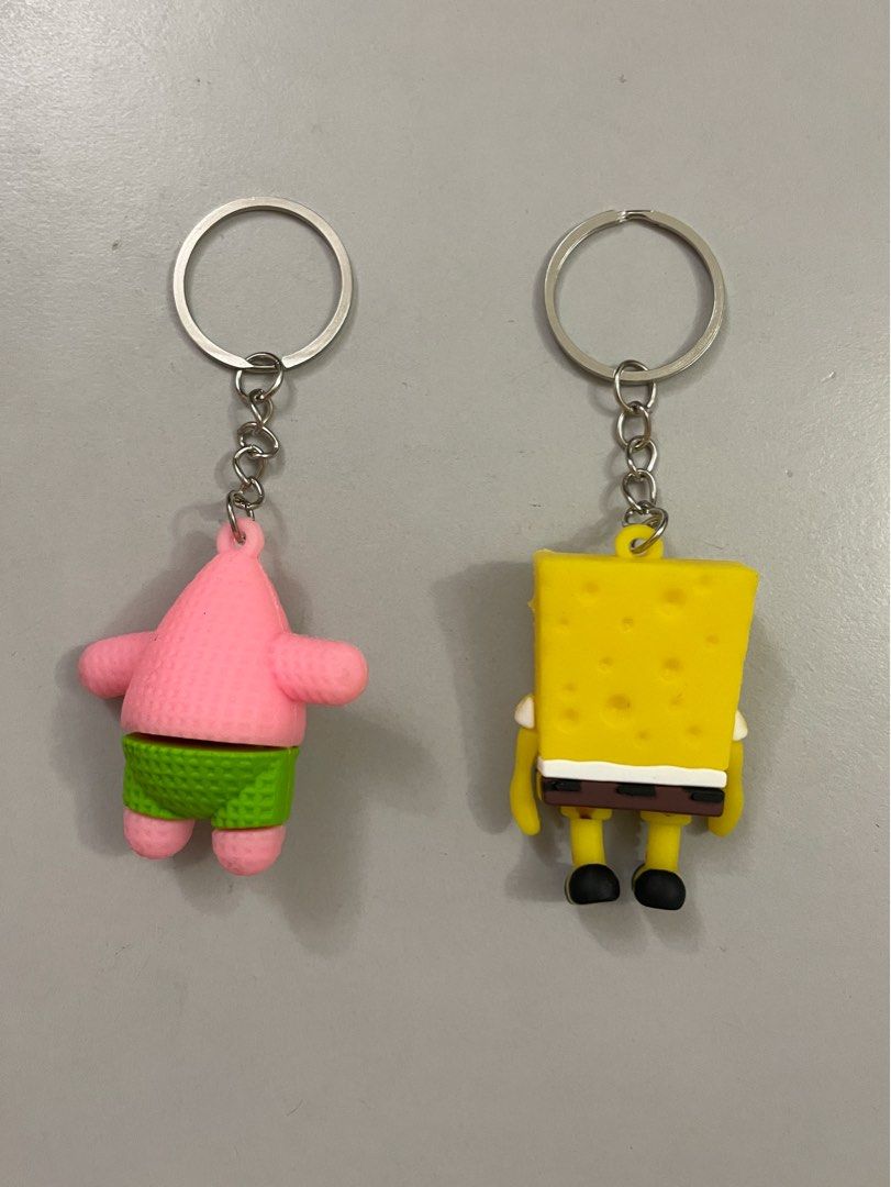 SpongeBob & friend keychains, Hobbies & Toys, Collectibles ...