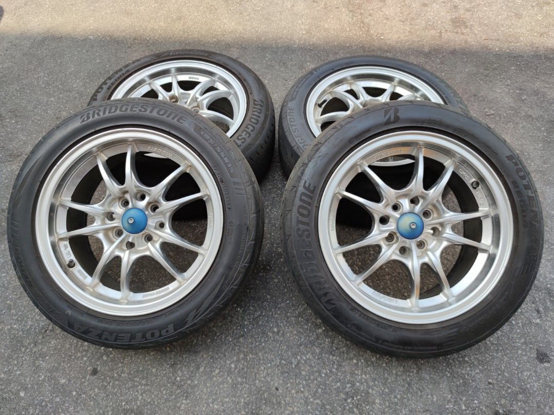 Sport rim Mugen MF10 design 15", Auto Accessories on Carousell