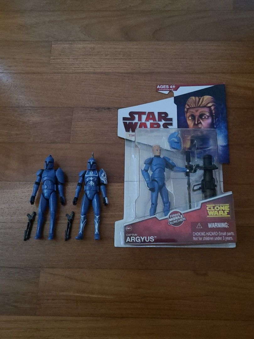 Star Wars Senate Commandos Captain Argyus, Hobbies & Toys, Toys & Games ...