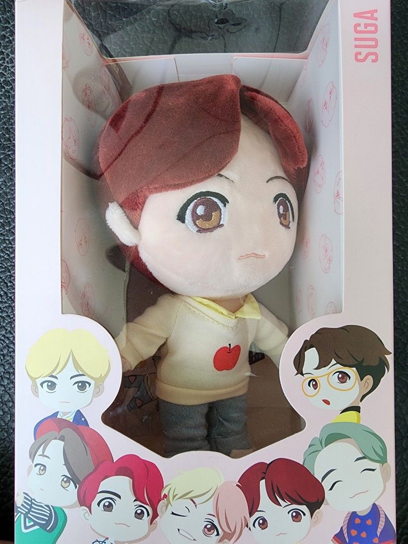 Suga Plush Doll, Hobbies & Toys, Memorabilia & Collectibles, K-Wave on ...